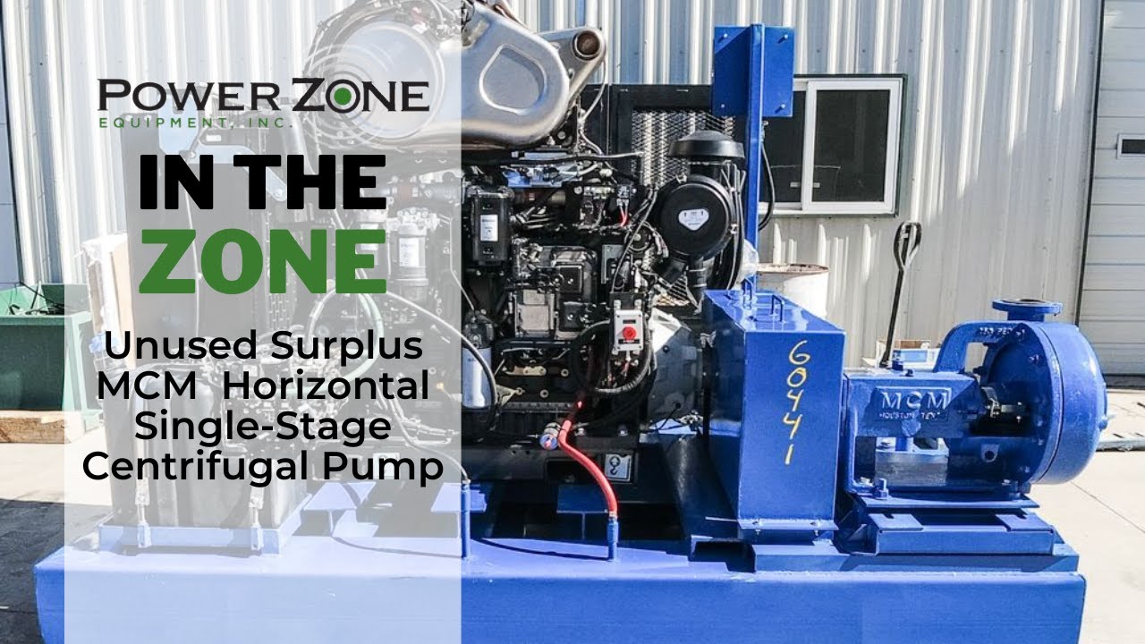 Power and Performance: Unused Surplus MCM Centrifugal Pump - YouTube