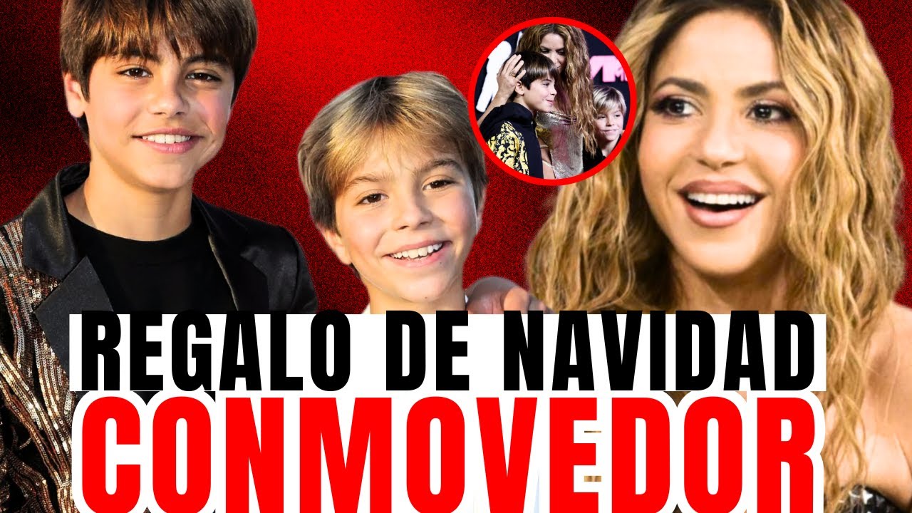 MILAN Y SASHA HACEN LLORAR a SHAKIRA por BELLO REGALO DE NAVIDAD ...