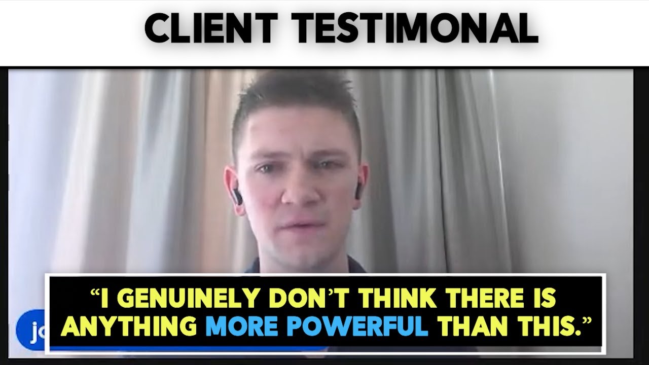 Jordan, client turned hypnotherapist. #clienttestimonial - YouTube