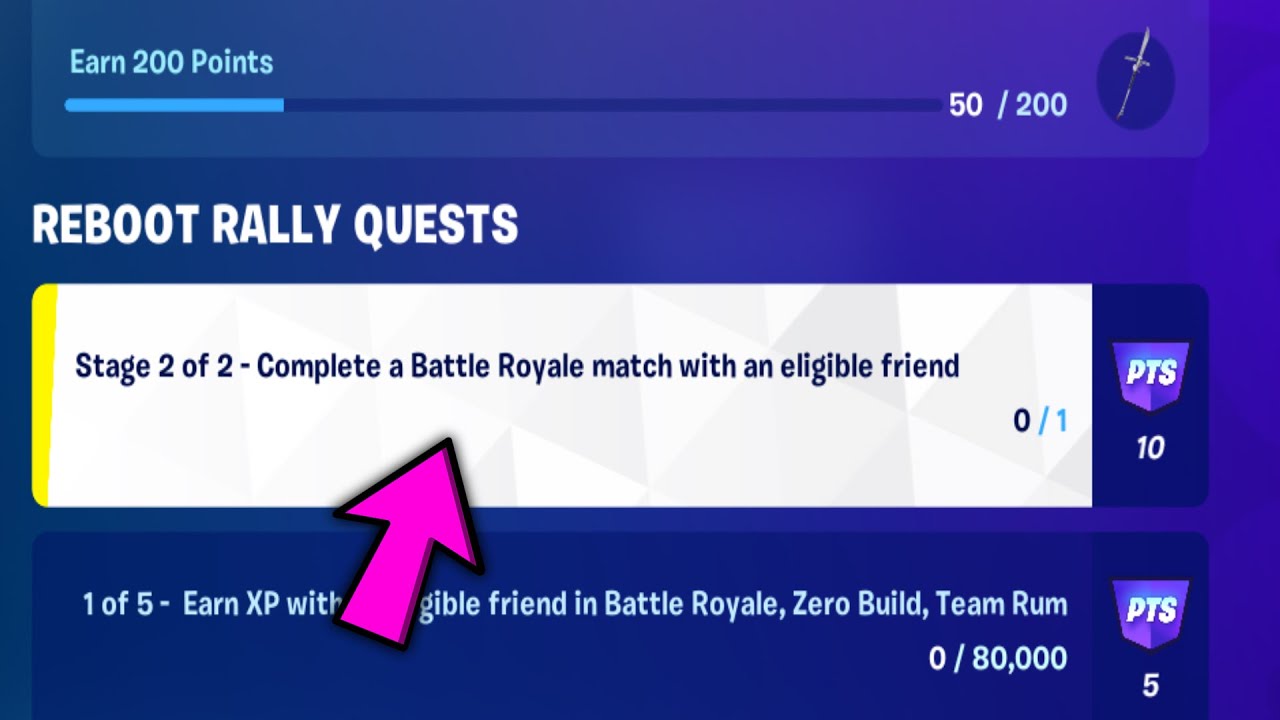 Complete a Battle Royale match with an eligible friend - YouTube
