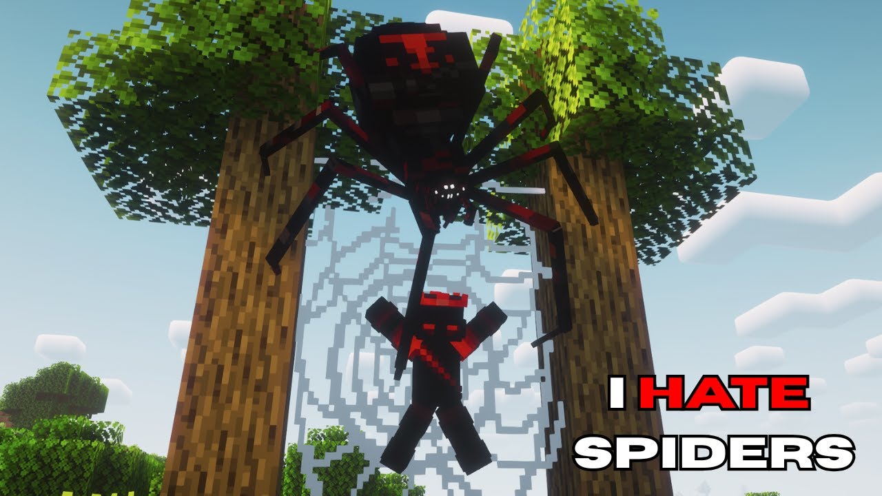 I Added My Worst Fear To Minecraft... - Arachnophobia - YouTube