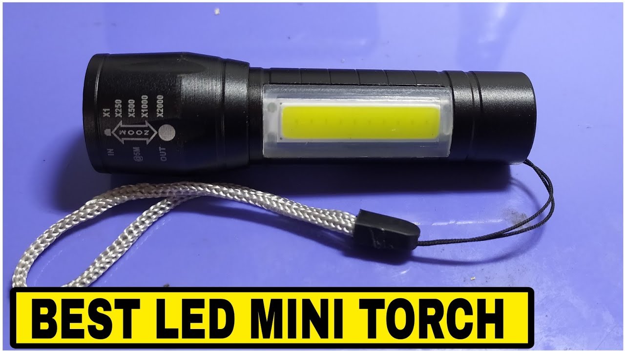 mini torch | usb rechargeable torch light unboxing and review | best ...