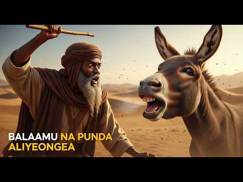 Hadithi Ya Ajabu Zaidi Katika Biblia: Balaamu, Punda, na Malaika Asiyeonekana 🐴👁️‍🗨️😇📖