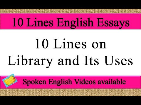 10 Lines on library and its uses | library and its uses 10 lines | few ...