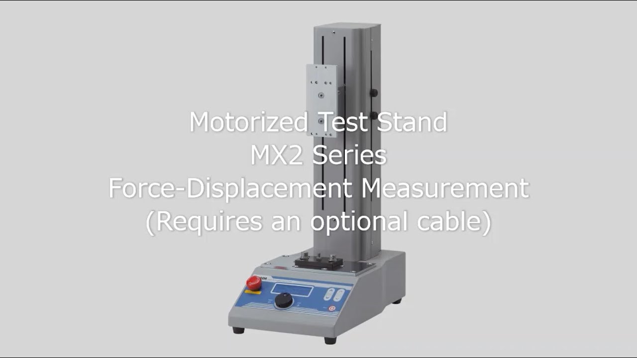 【Users Guide】MX2 Series Force-Displacement Measurement - YouTube