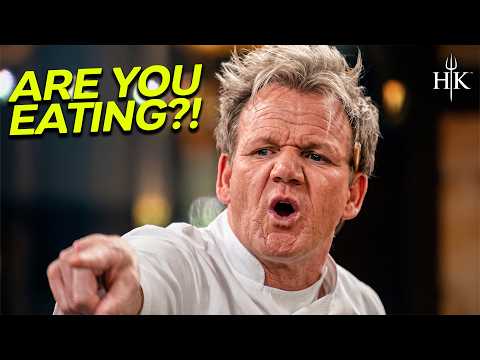 Chef Caught Secretly Eating Food on the Line | Hell's Kitchen USA
