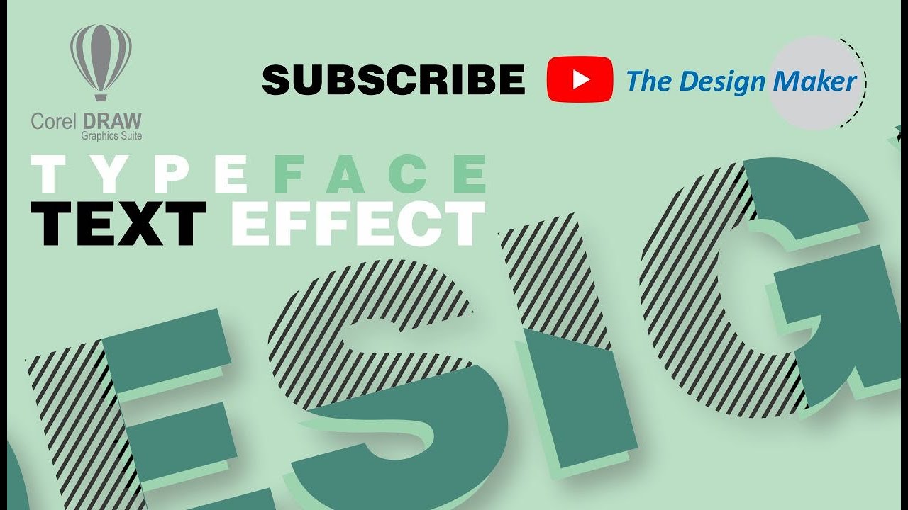 how to create typeface effect | typeface effect | text effect | the ...
