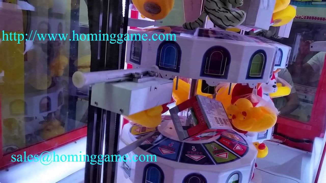 hot sale Funny spining push prize game machine-www hominggame com - YouTube