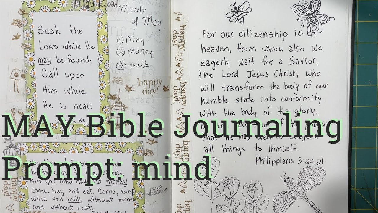 May Bible Journal - Prompt: Mind - YouTube