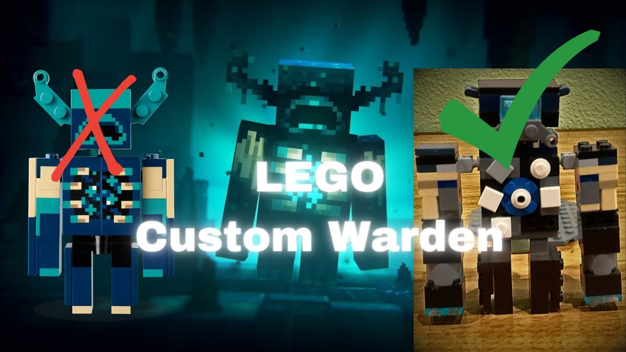 I Built My OWN Custom LEGO Warden From Minecraft! - YouTube