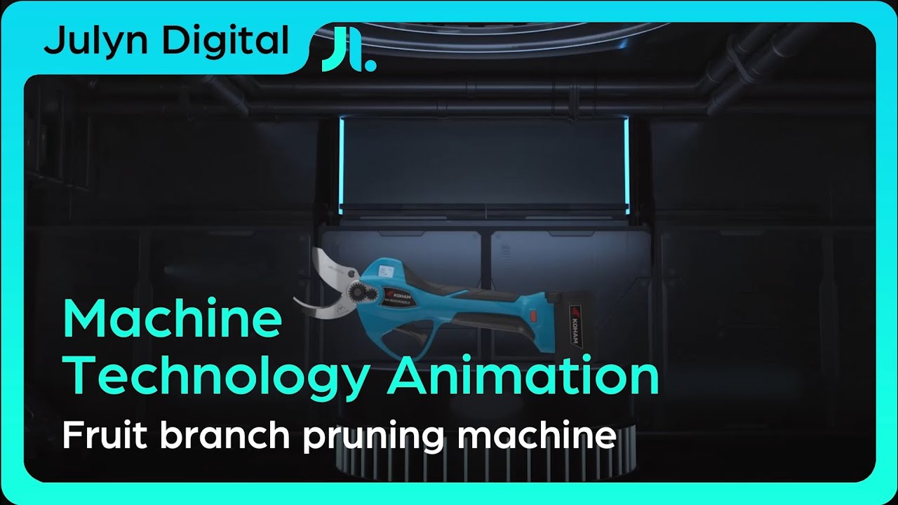 Fruit branch pruning machine--3D Technology Animation - YouTube
