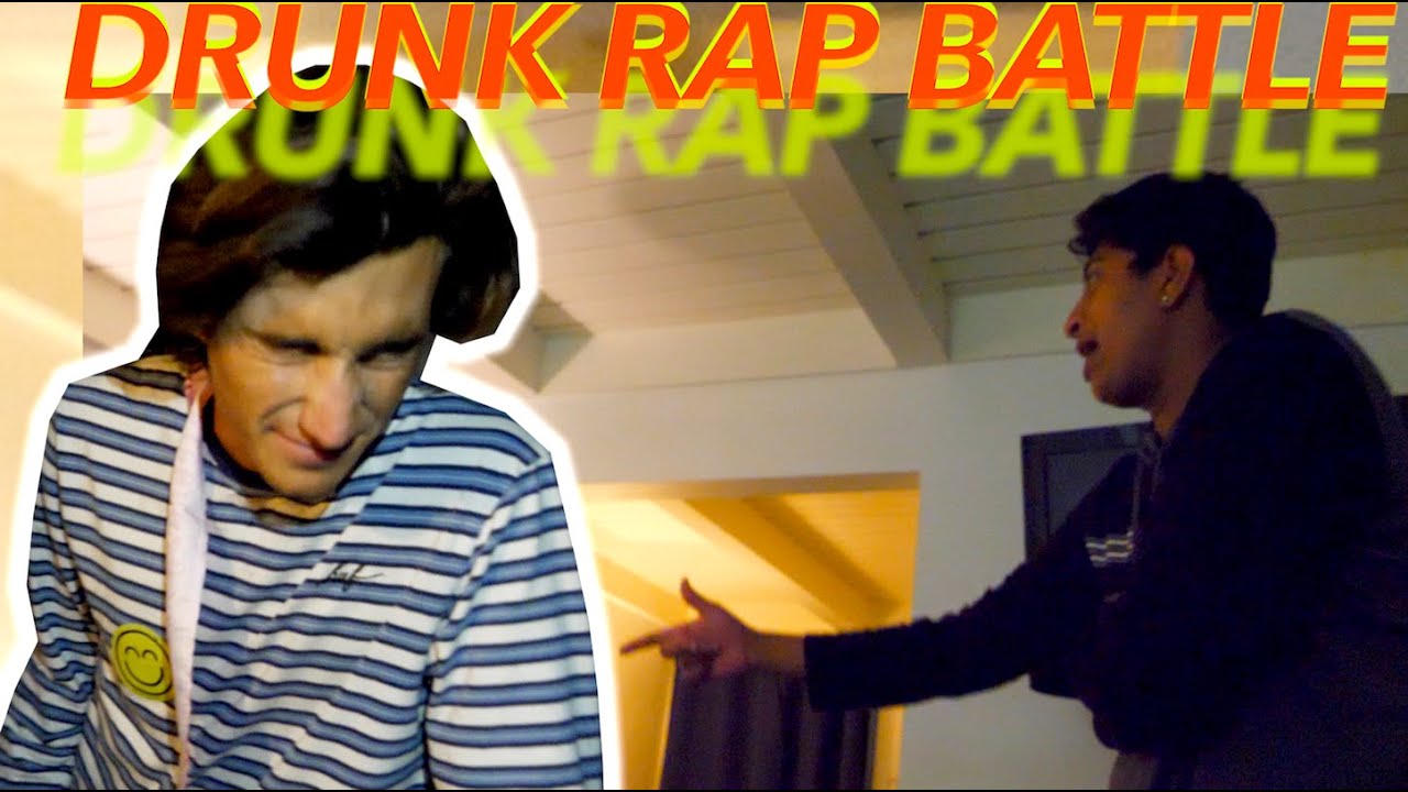 2 kids get into drunk freestyle rap battle - YouTube