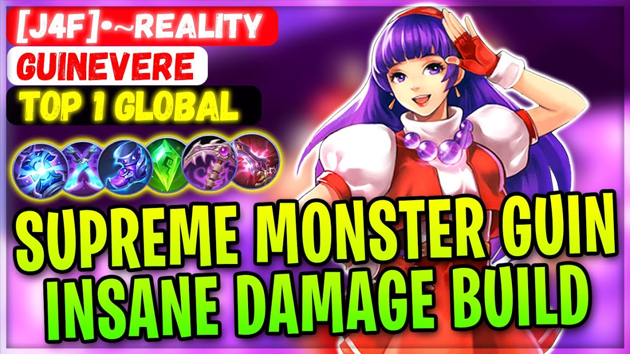 Supreme Monster Guin, Insane Damage Build [ Top 1 Global Guinevere ...