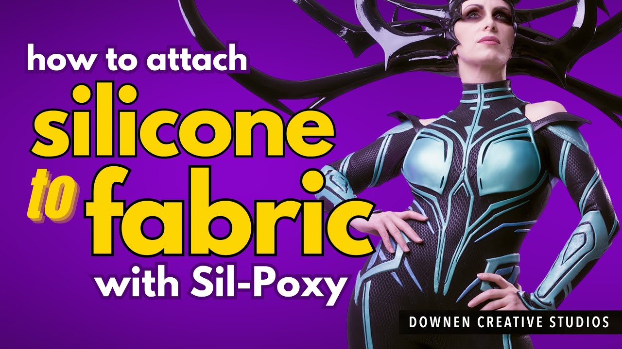 How To Attach Silicone to Fabric with Sil-Poxy - YouTube
