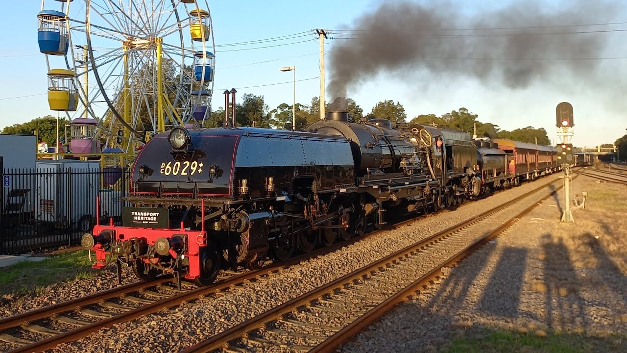 6029 Hunter Valley Steamfest 2023 transfer 28/4/2023 - YouTube