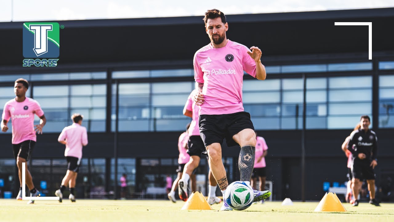 Lionel Messi TRAINS HARD with Inter Miami ahead of the Nashville SC ...