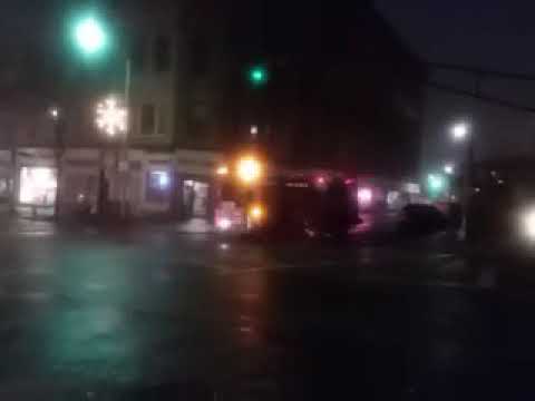 First at the scene of a commercial alarm heard the alarms ringing ...