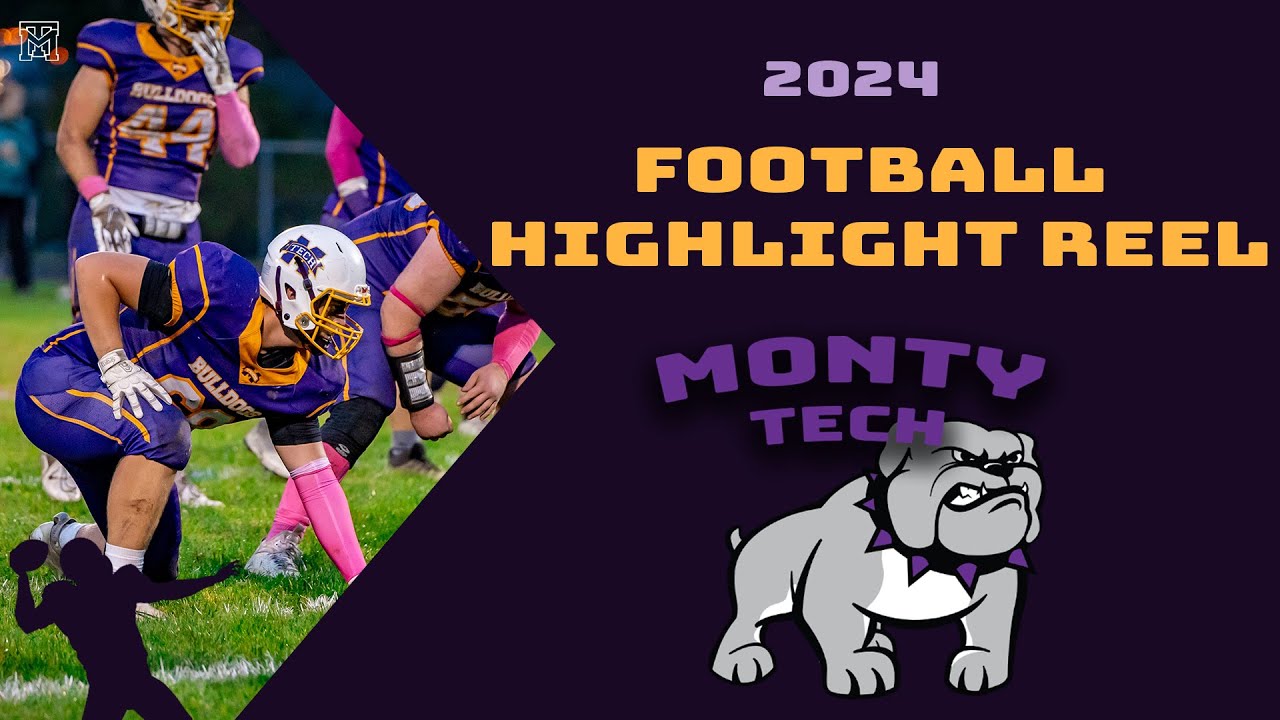 Monty Tech Football Highlights 2024 - YouTube