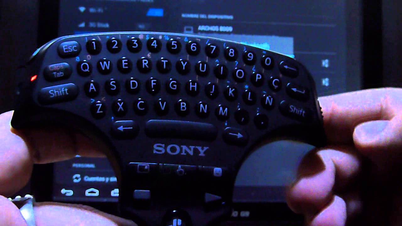PS3 Keypad Bluetooth Android/PC - YouTube