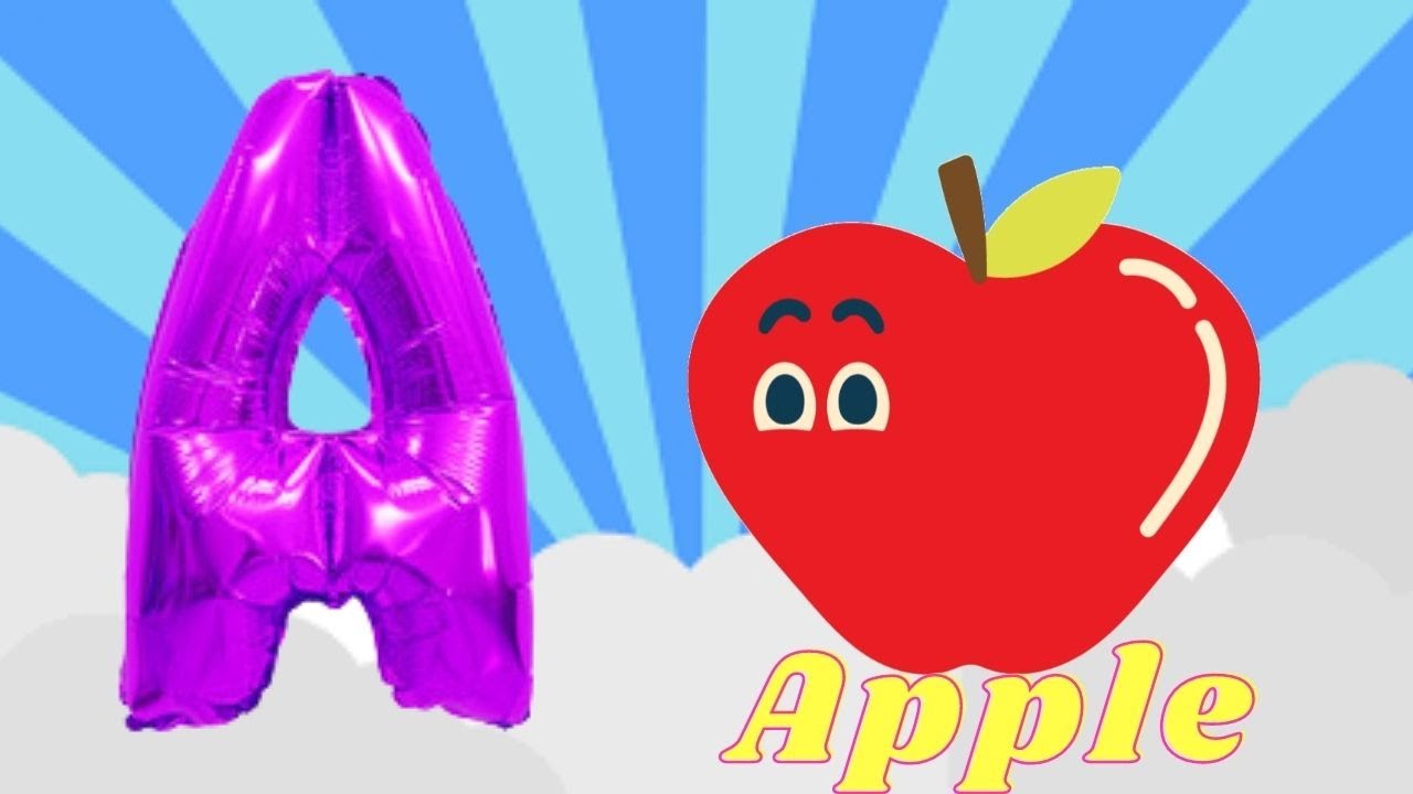 Phonics Song for Toddlers A for Apple | Phonic Sounds of Alphabet A to ...