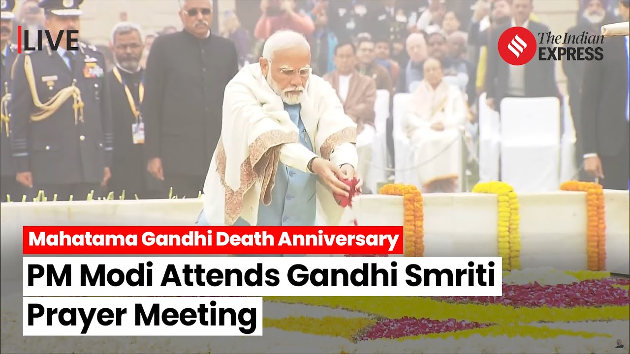 PM Modi Attends Gandhi Smriti Prayer Meeting In Honor Of Mahatma Gandhi ...