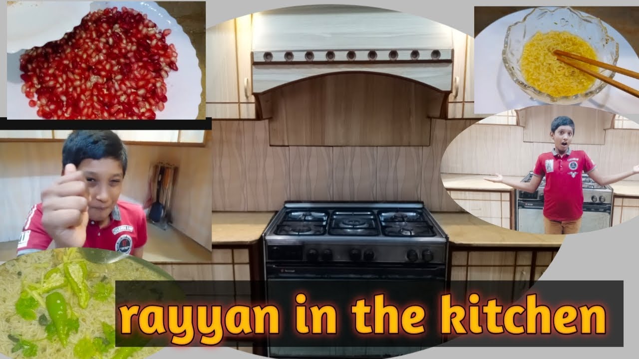 rayyan in the kitchen | how to make easy food | rayyan champ2009 - YouTube