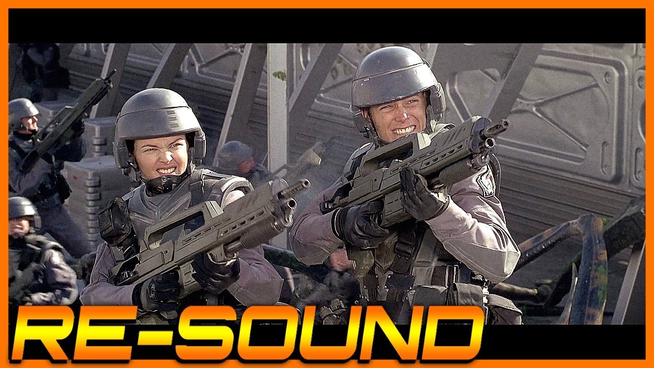 STARSHIP TROOPERS - Outpost 29 Battle 【RE-SOUND🔊】 - YouTube