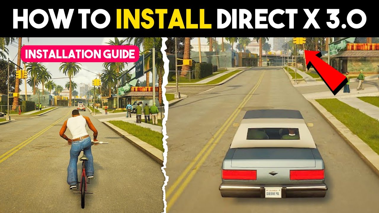 How To Install (Direct X 3.0) Graphics Mod In GTA San Andreas ? - YouTube