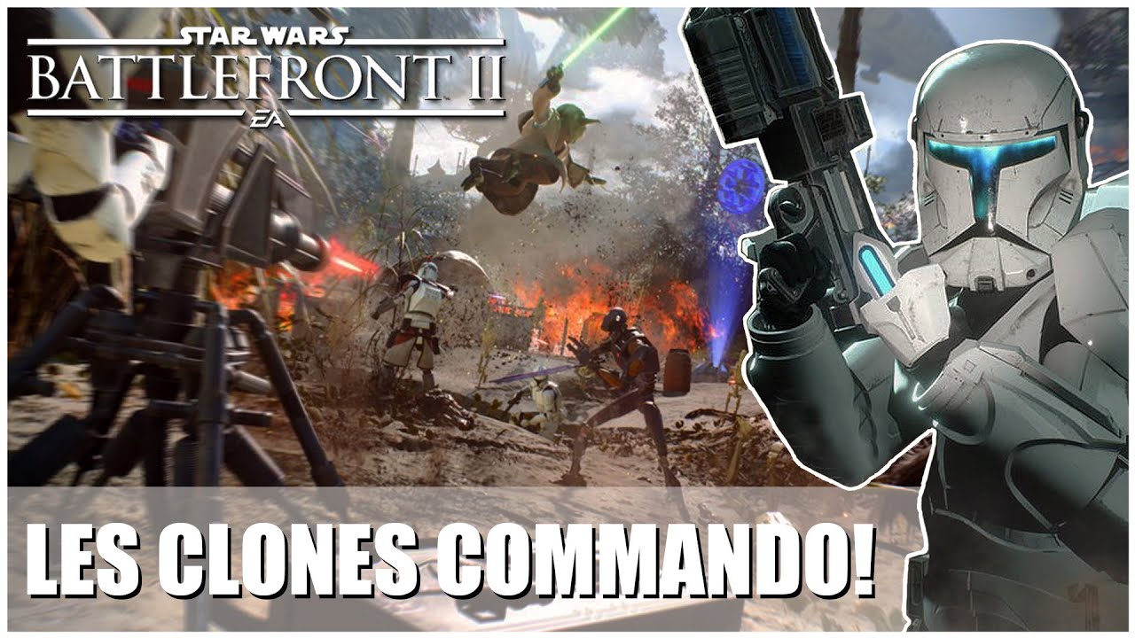 Le clone commando gameplay Star wars battlefront 2 - YouTube