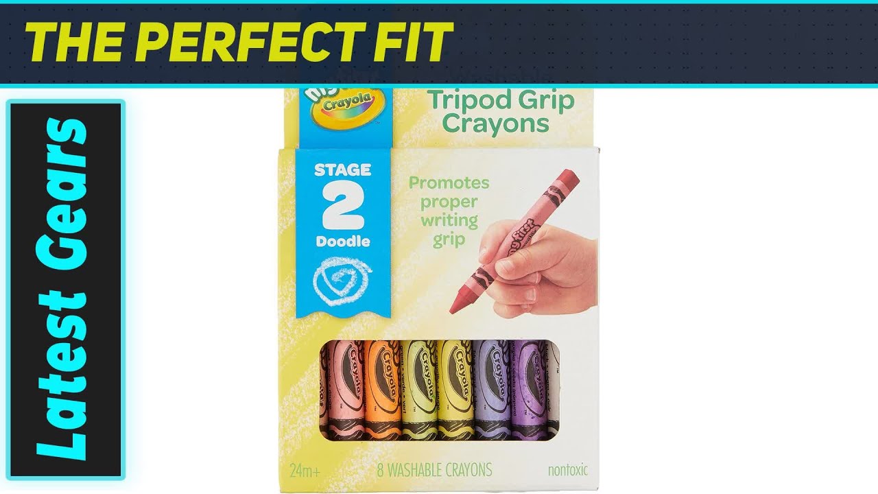 Crayola My First Toddler Crayons: Perfect First Crayons? - YouTube