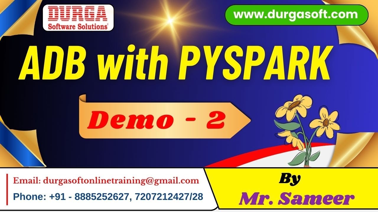 Adb With Pyspark Tutorials Demo 2 By Mr Sameer On 02 10 2024