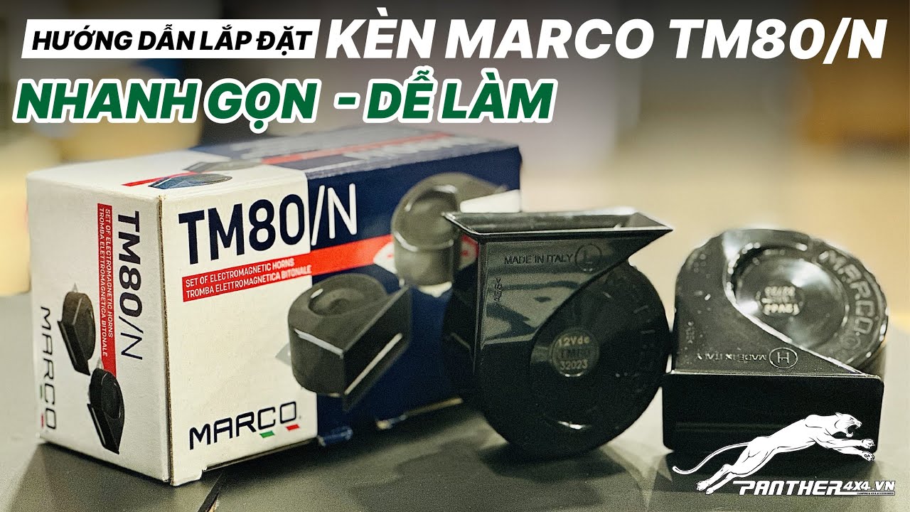 HƯỚNG DẪN LẮP ĐẶT KÈN MARCO TM80/N TẠI NHÀ SIÊU DỄ LẮP - PANTHER4X4 ...