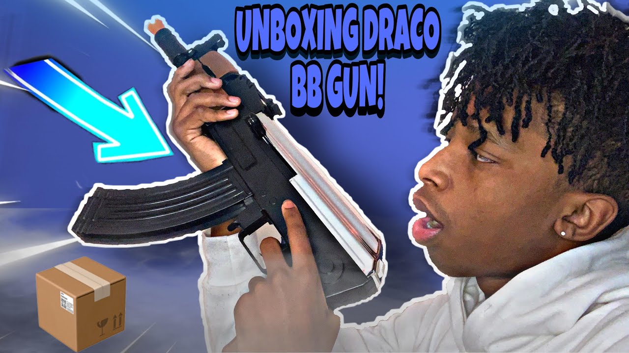 UNBOXING BB GUN!AK47 AKA DRACO BB GUN FROM EBAY!(You Wont Believe What ...