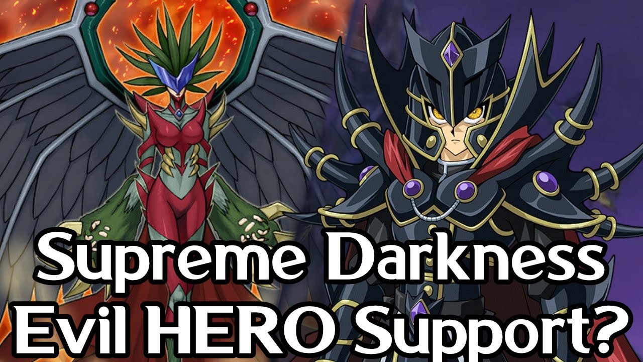 Yu-Gi-Oh! The next core set is SUPREME DARKNESS | Evil HERO Support ...