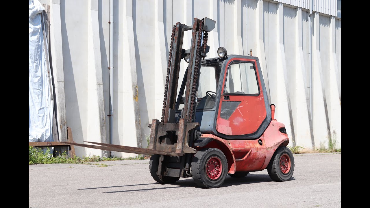 Linde Diesel Gabelstapler/fork lift H40D - YouTube