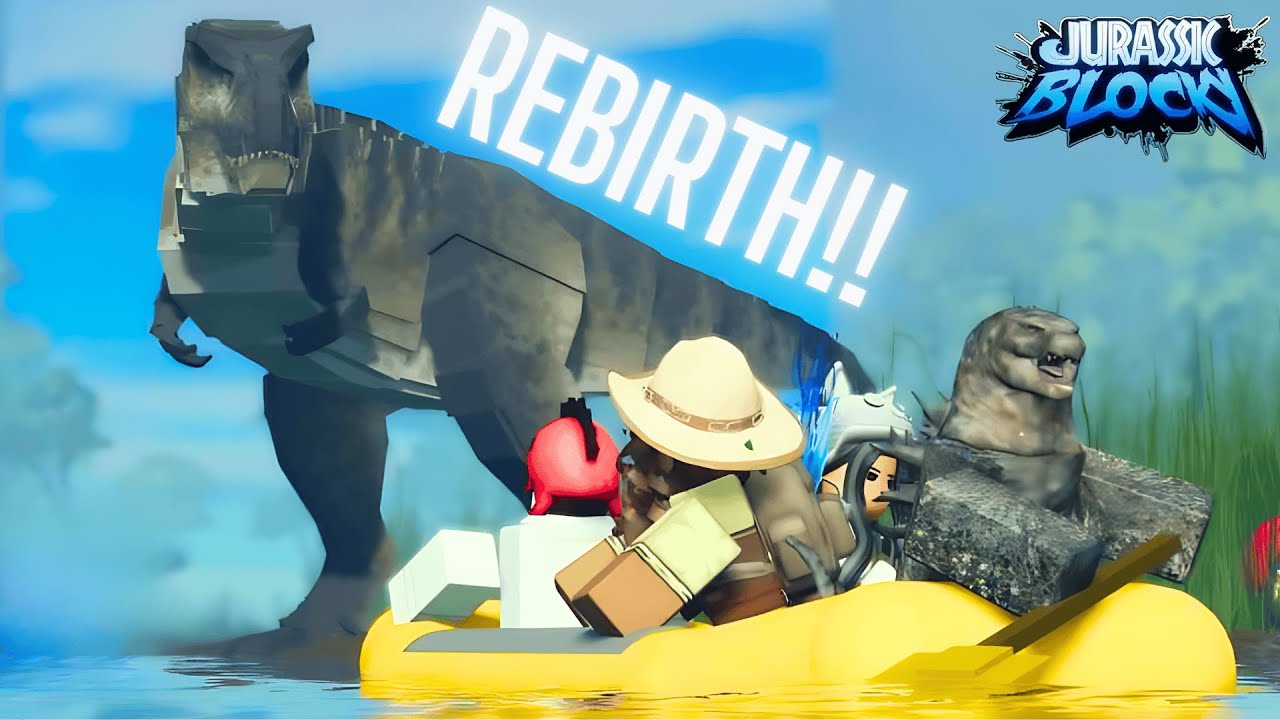 REVELADO O NOVO T-REX DE JURASSIC BLOCKY! EMBER DE REBIRTH!! | ROBLOX ...