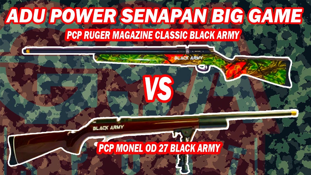 Perbandingan Power Senapan PCP Jawa Ruger Magazine Classic dan PCP Jawa ...