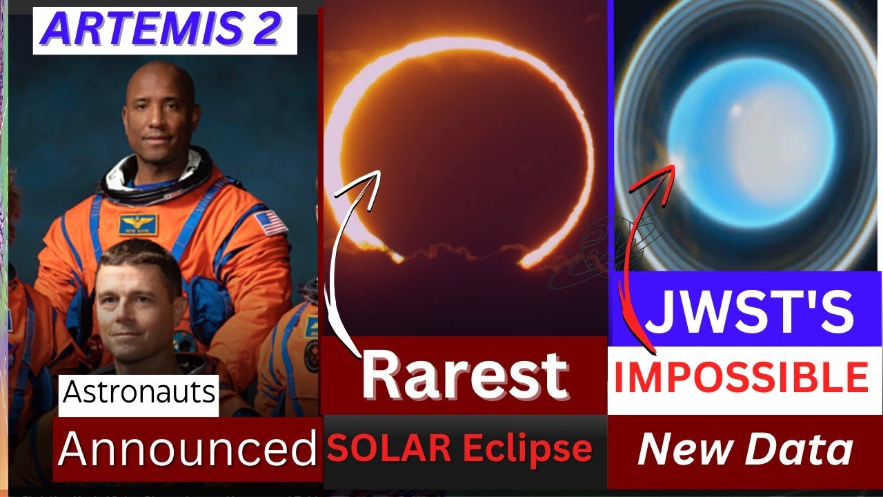 RAREST SOLAR ECLIPSE in 100 Yrs, ARTEMIS 2 CREW, Gravity Broke the ...