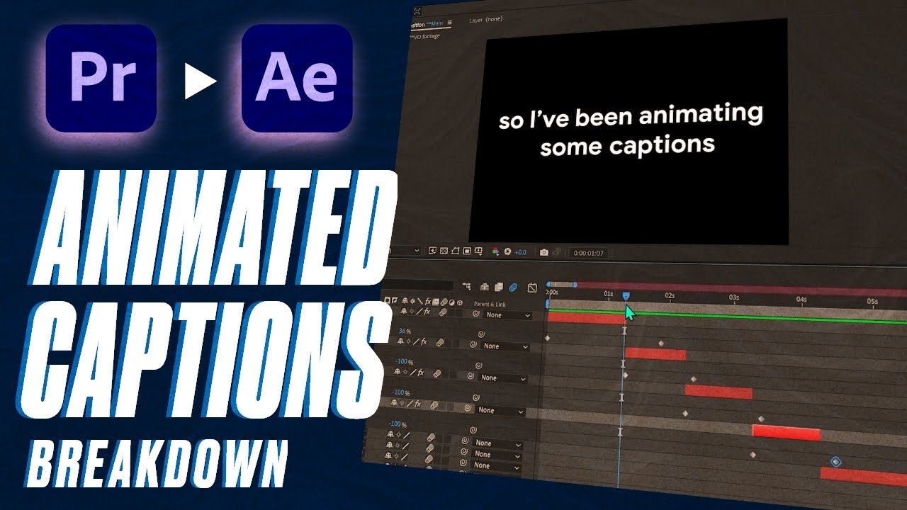 How I make Captions in After Effects - YouTube