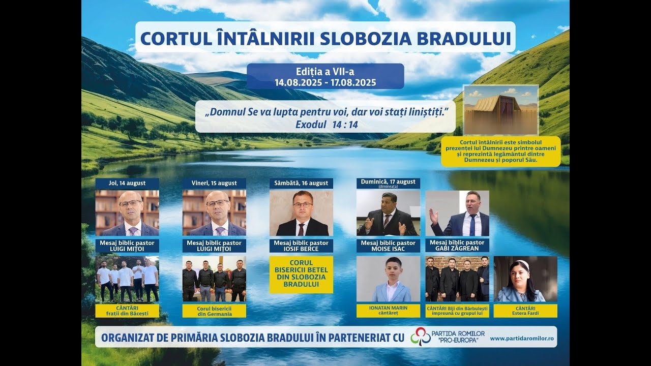 Cortul Întâlnirii- Slobozia Bradului - Ediția a VII -a | Ziua 1 - YouTube