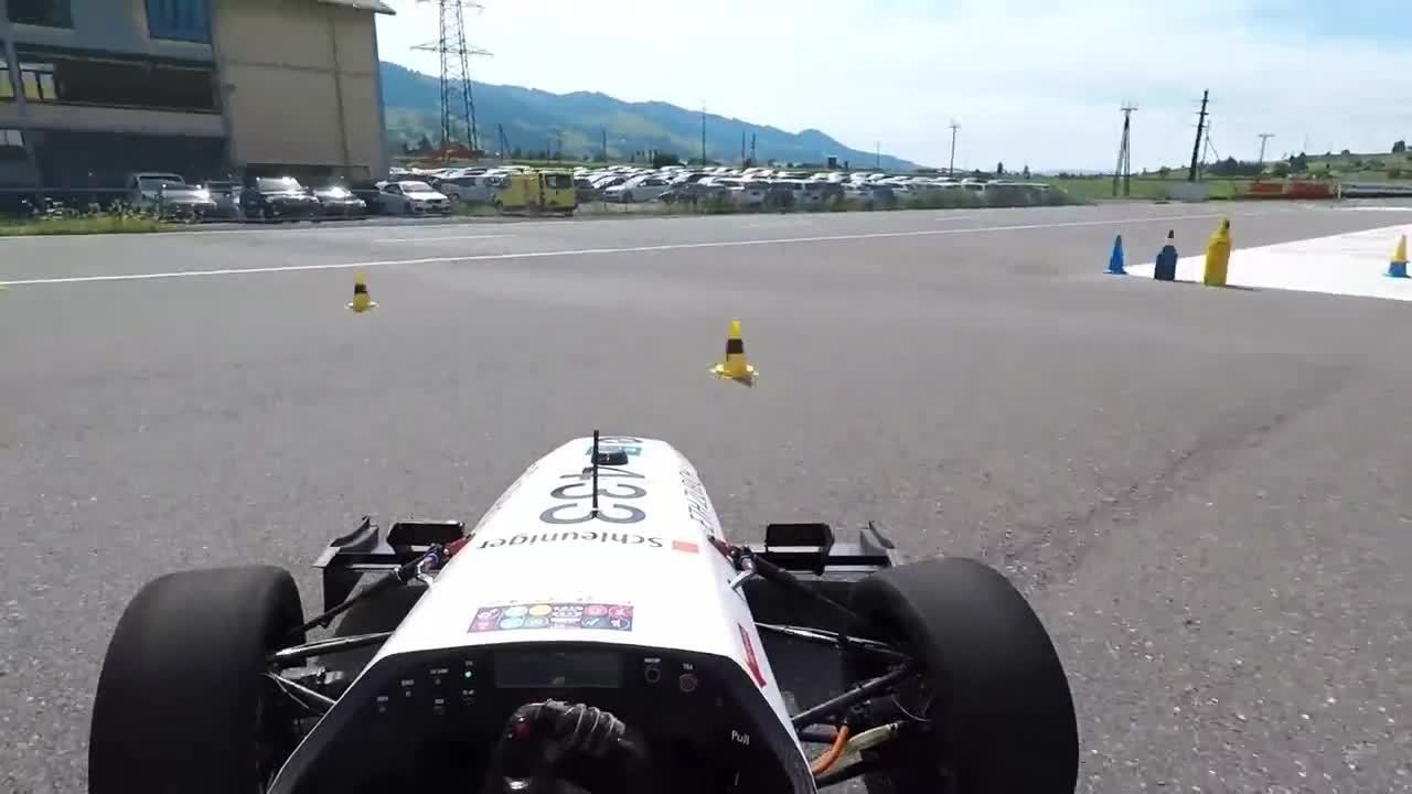Academic Motorsports Club (AMZ) Zurich Driverless Race Car - YouTube