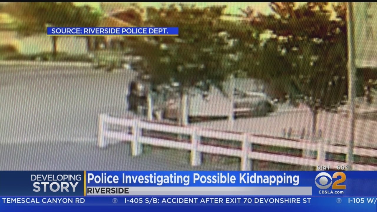 Police Investigate Possible Kidnapping In Riverside - YouTube