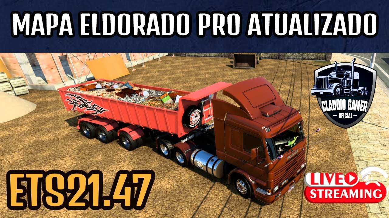 Mapa Eldorado Pro Atualizado Vamos de Scania Frontal no Chapéu Virado ...