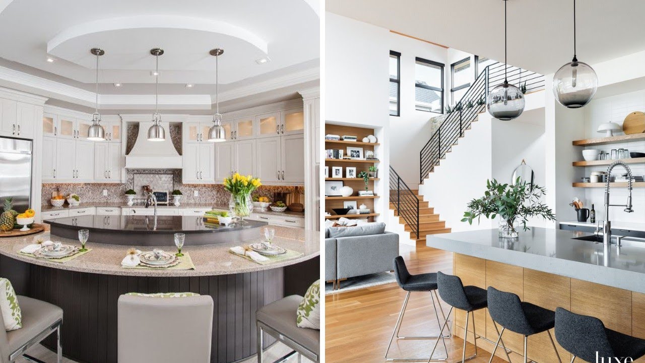 Best Open Kitchen Design 2023 With Kitchen bar design ideas - YouTube