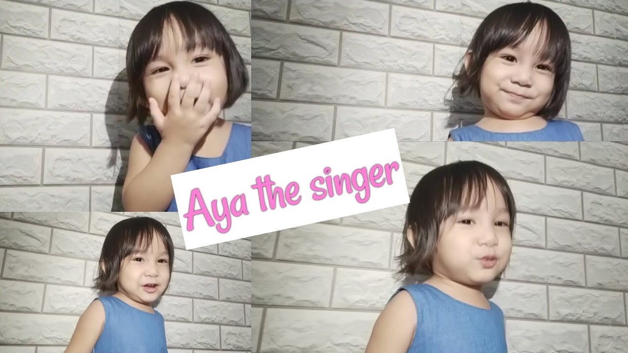 Aya sings ABC phonics song + fruitsalad song - YouTube
