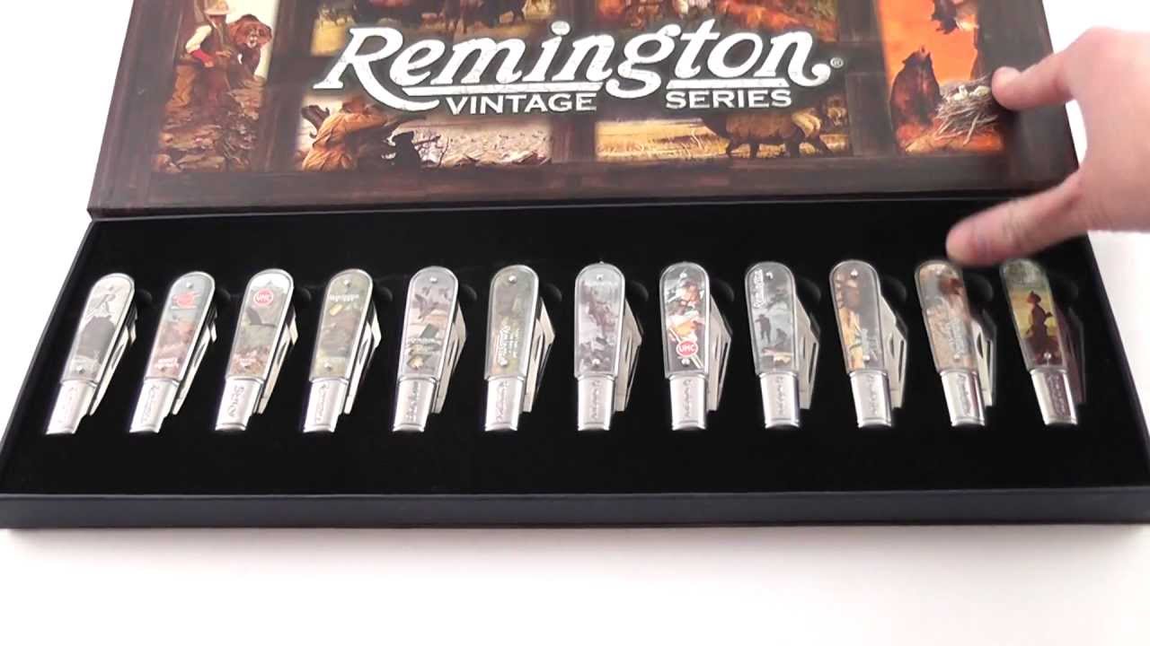 Remington Vintage Series Small Barlow Knife Set - YouTube