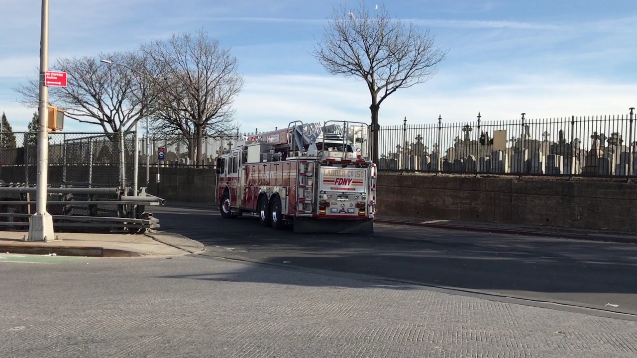 SUPER EXCLUSIVE 1ST VIDEO EVER OF THE BRAND NEW FDNY LADDER 150 IN ...