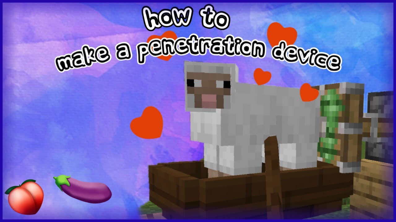How to make a penetration device in Minecraft - YouTube