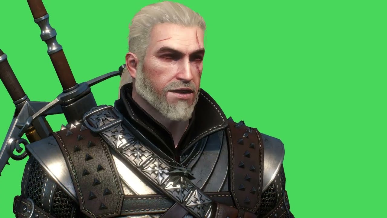 The Witcher 3 Green Screen Cutscenes - YouTube