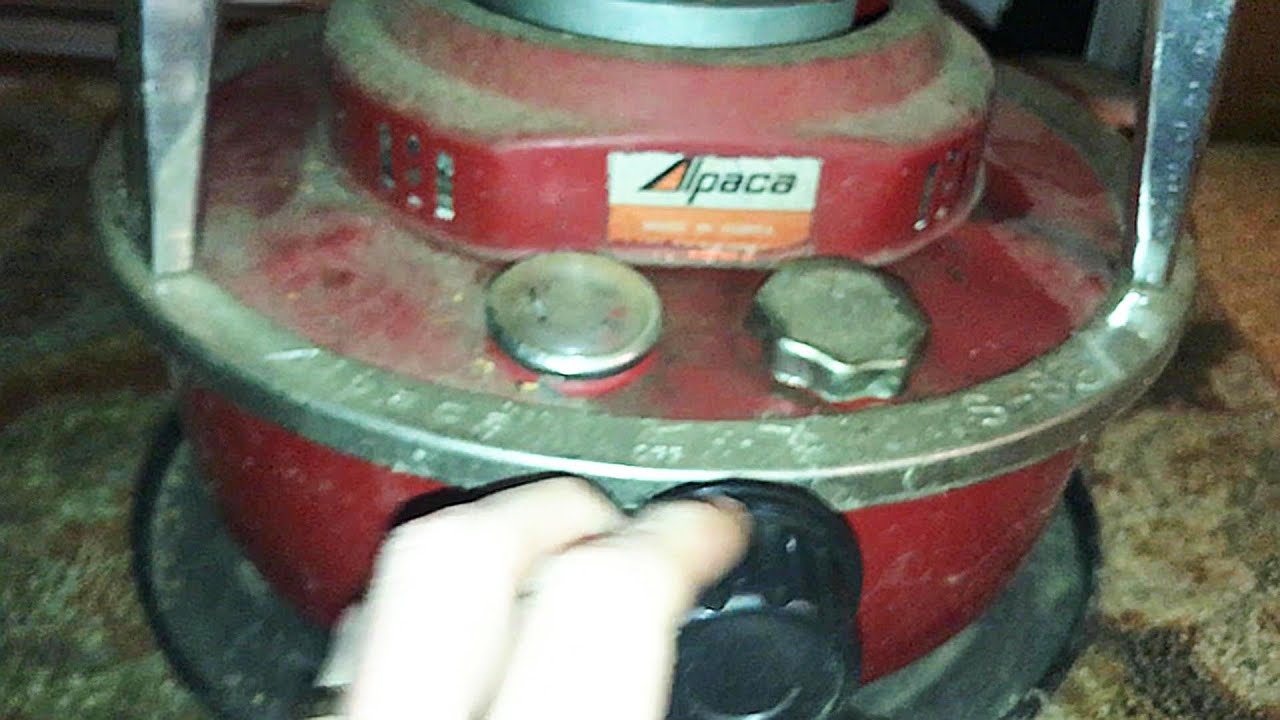 Alpaca Kerosene Heater Wick Removal and First Start with Old Kerosene ...